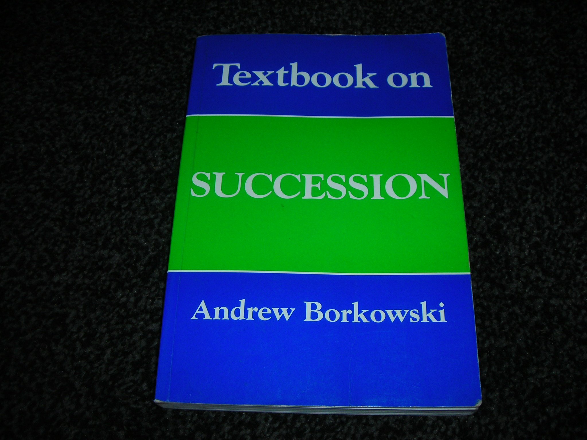 Textbook on Succession (Textbook) by Andrew Borkowski | Goodreads