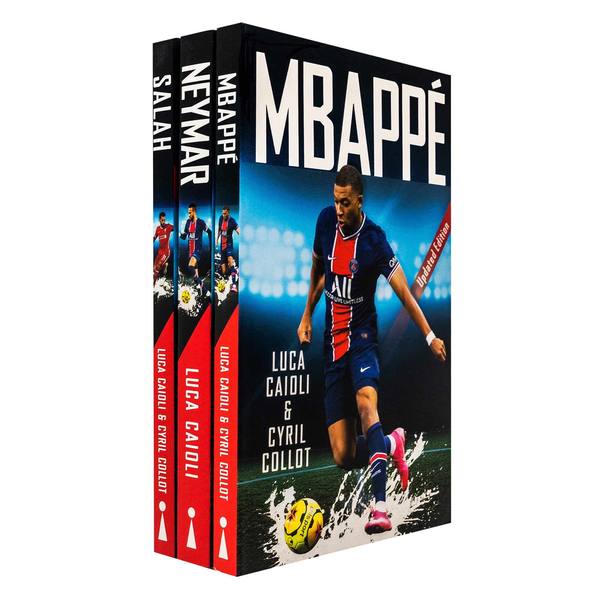 Football Superstar Biographies Series 4 Books Collection Set by Luca ...