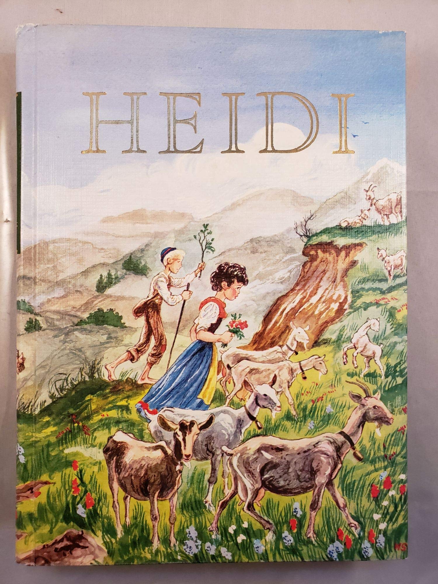 Heidi Illustrated Junior Library by translated by Helen b. Dole and ...