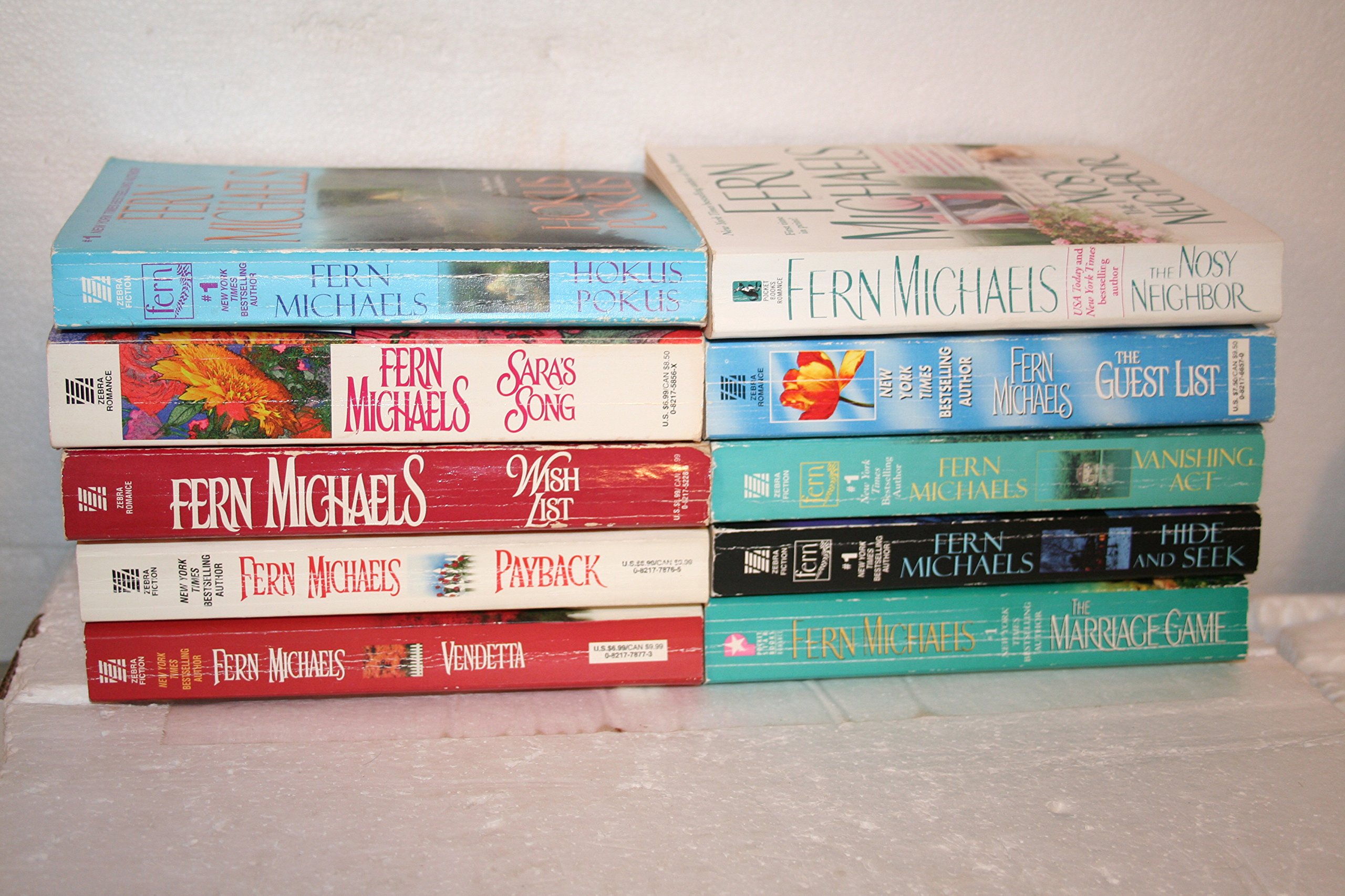 Fern Michaels 10-book set: Hokus Pokus; Sara's Song; Wish List; Payback ...