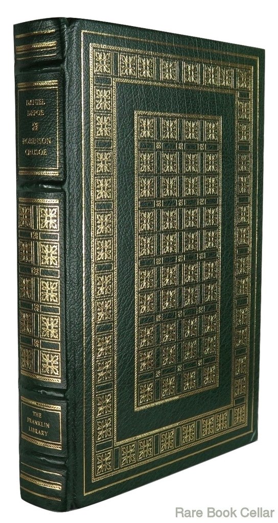THE ADVENTURES OF ROBINSON CRUSOE Franklin Library by Daniel Defoe ...
