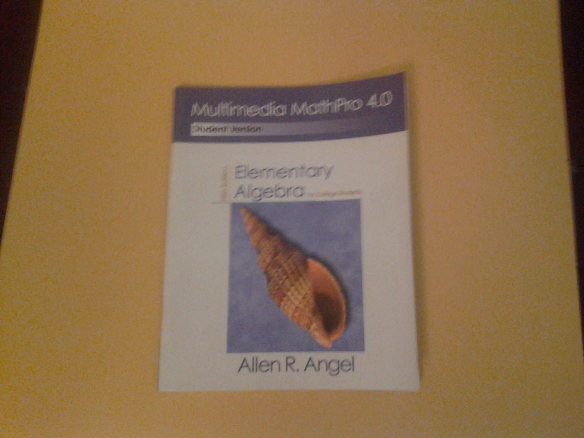 Multimedia Mathpro 4.0: Elementary Algebra for College Students by ...