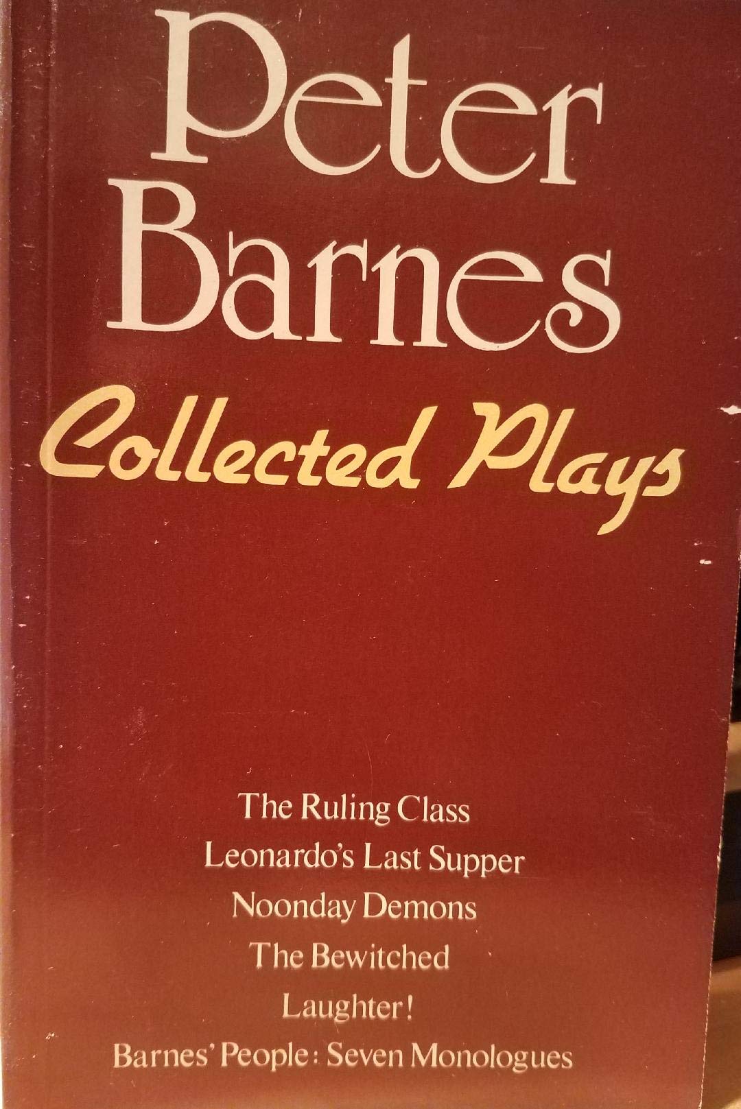 COLLECTED PLAYS P.BARNES by Peter Barnes | Goodreads