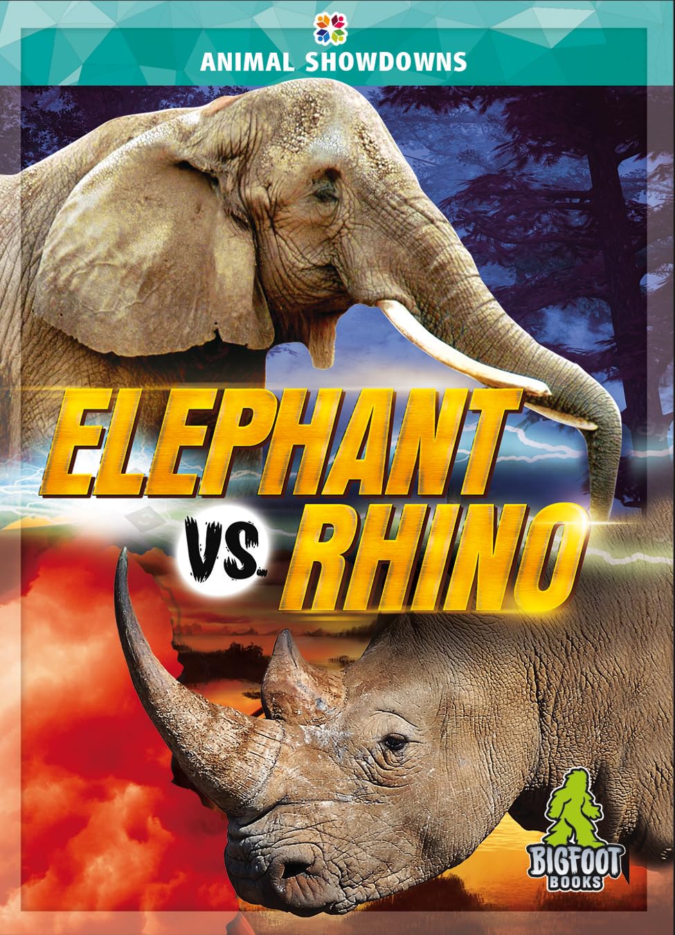 Elephant vs. Rhino (Animal Showdowns) by Teresa Klepinger | Goodreads