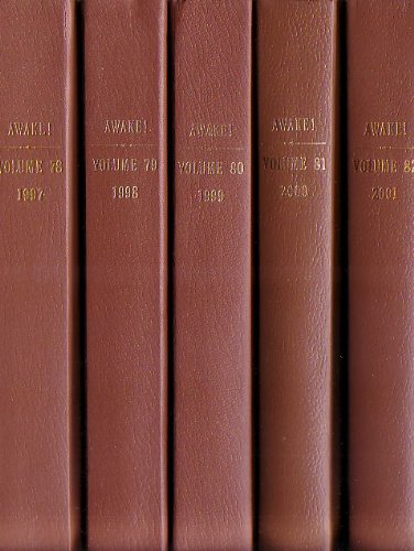 Awake! Magazine [Various Sets of Issues] by Watchtower Bible & Tract ...