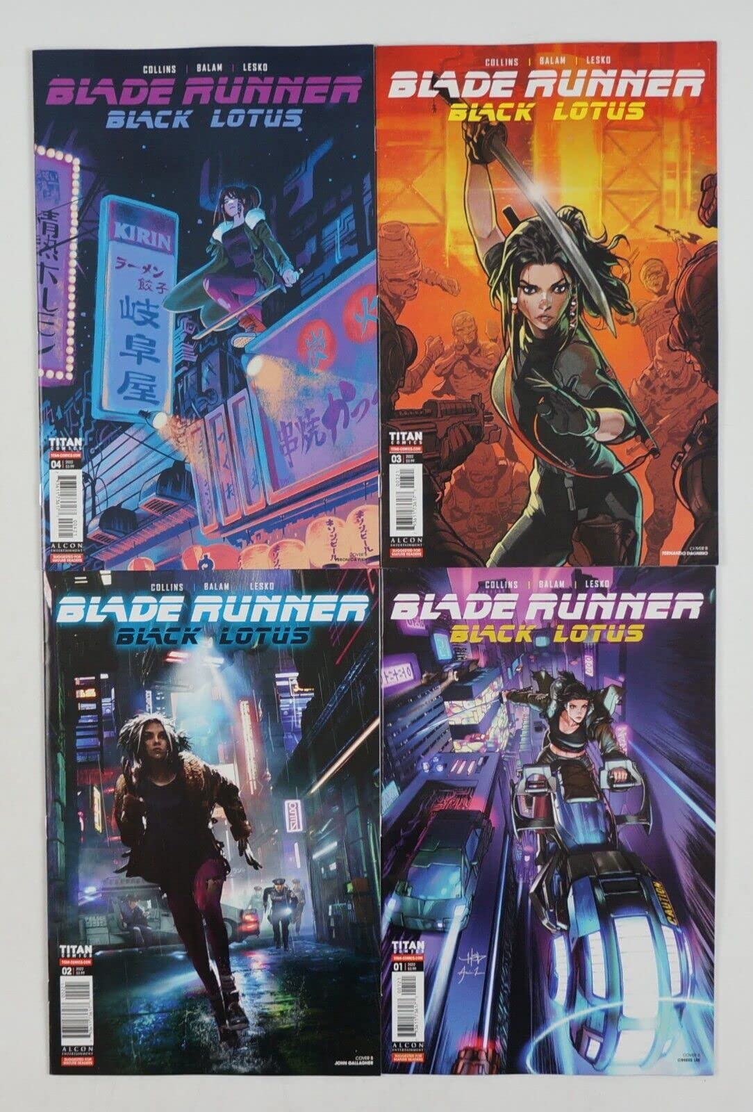 Blade Runner: Black Lotus #1-4 (Cover B Variants) by Titan | Goodreads