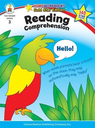 Reading Comprehension, Grade 3: Gold Star Edition (Home Workbooks) by ...