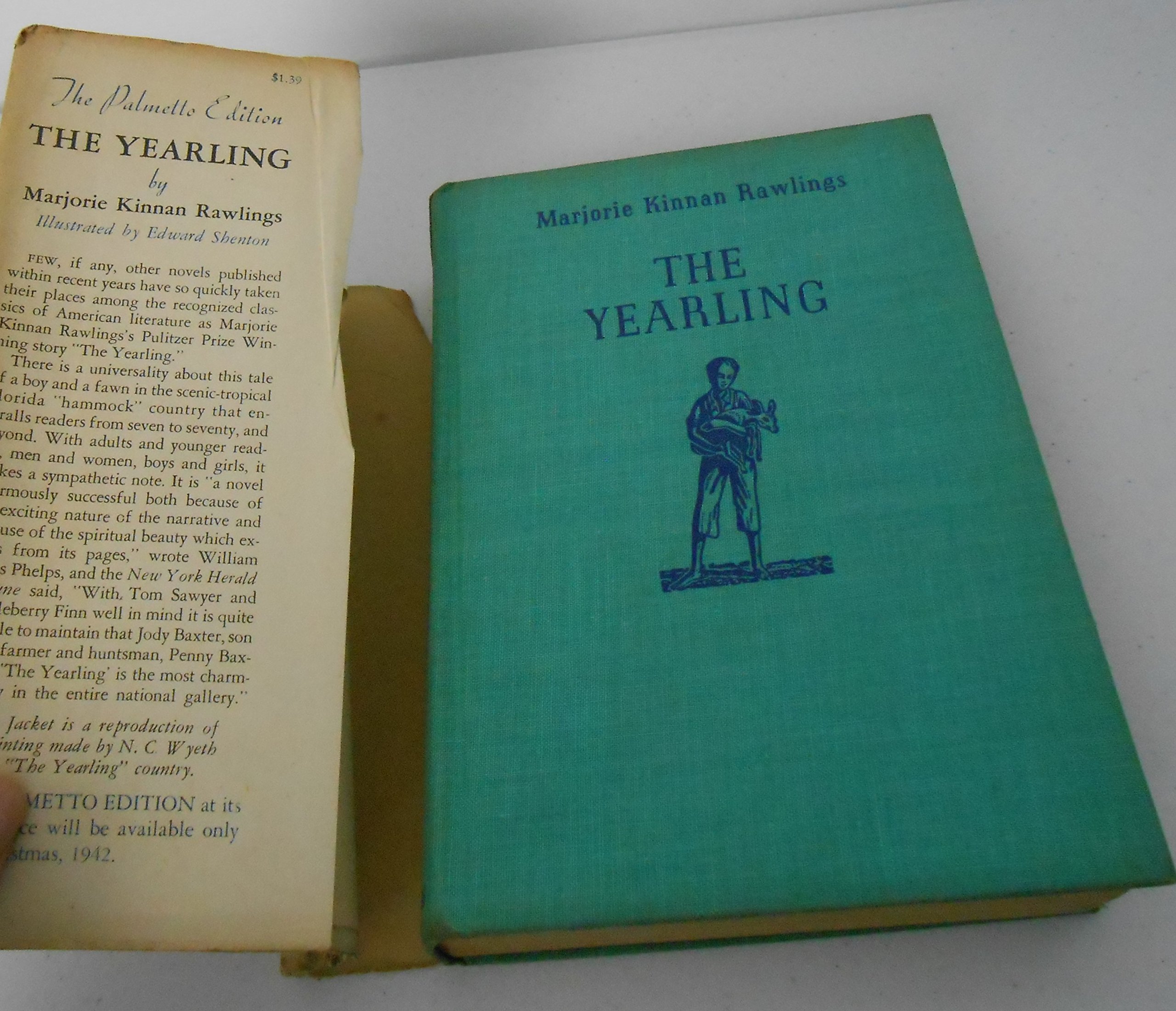 THE YEARLING THE PALMETTO EDITION by Marjorie Kinnan Rawlings | Goodreads