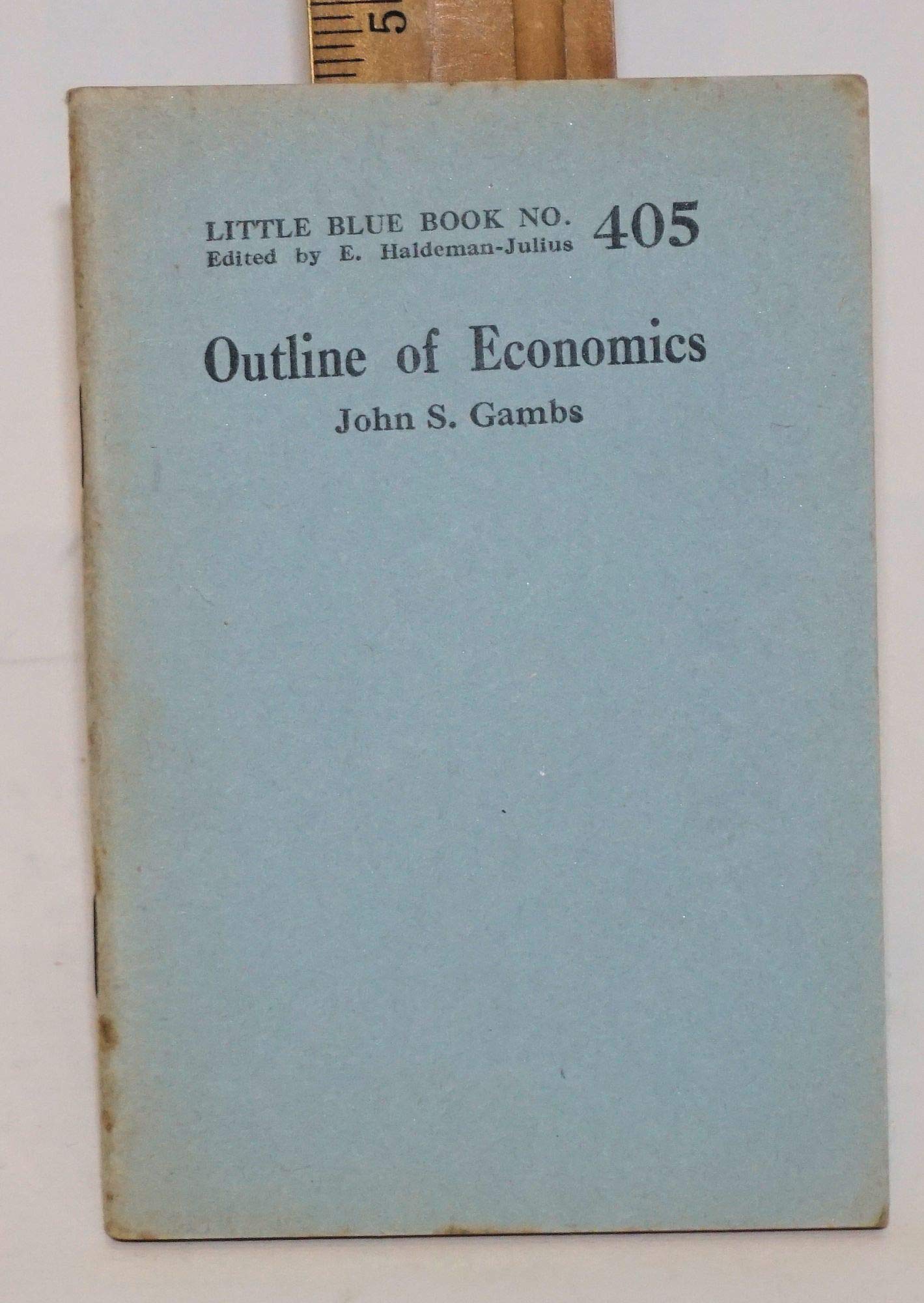 Outline of Economics by John S. Gambs | Goodreads