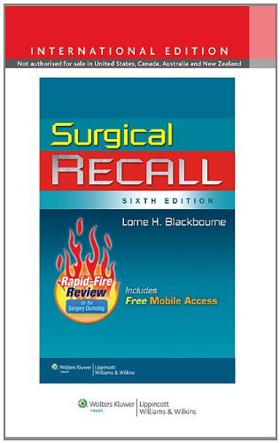 Surgical Recall (Recall Series) by Lorne H. Blackbourne by Lorne H ...