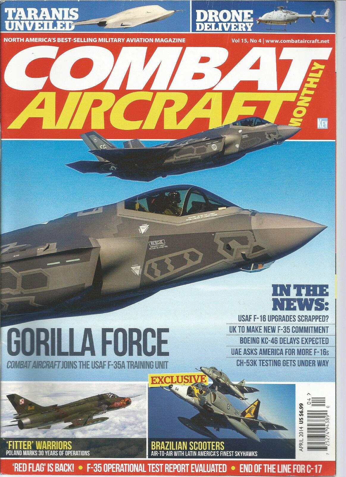 COMBAT AIRCRAFT MONTHLY MAGAZINE VOL.15 #4 APRIL 2014 by COMBAT ...