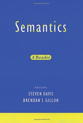 Semantics: A Reader (2004-11-18) by Steven Davis | Goodreads