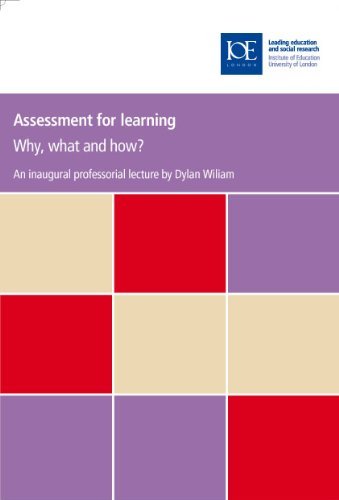Assessment for learning: Why, what and how? (Inaugural Professorial ...