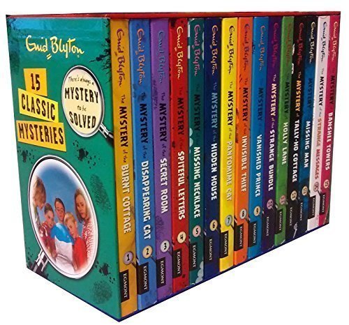 Enid Blyton The Classic Mystery Series 15 Books Box set (The Mystery of ...