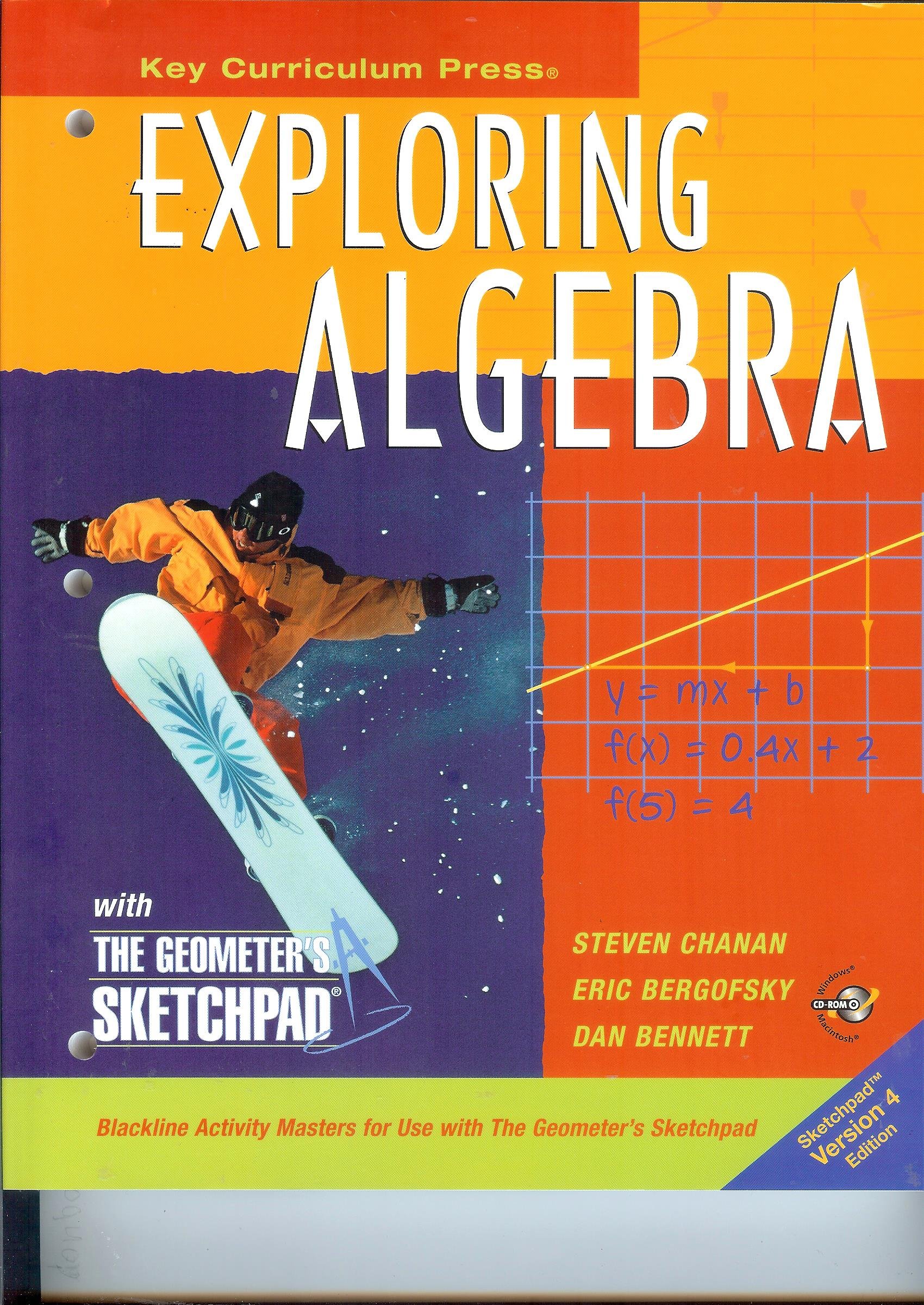 Exploring Algebra With the Geometer's Sketchpad by Steven Chanan ...