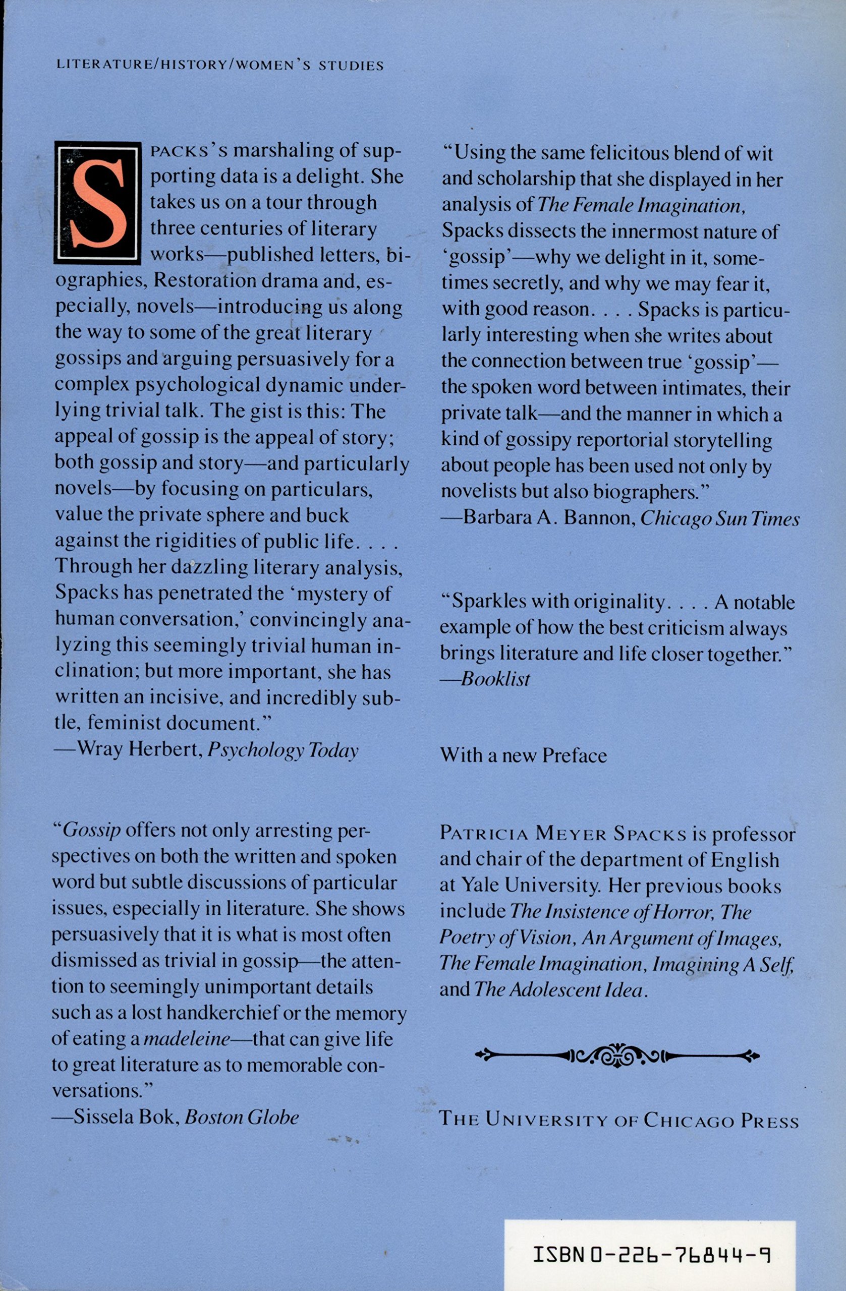 Gossip by Patricia Meyer Spacks | Goodreads