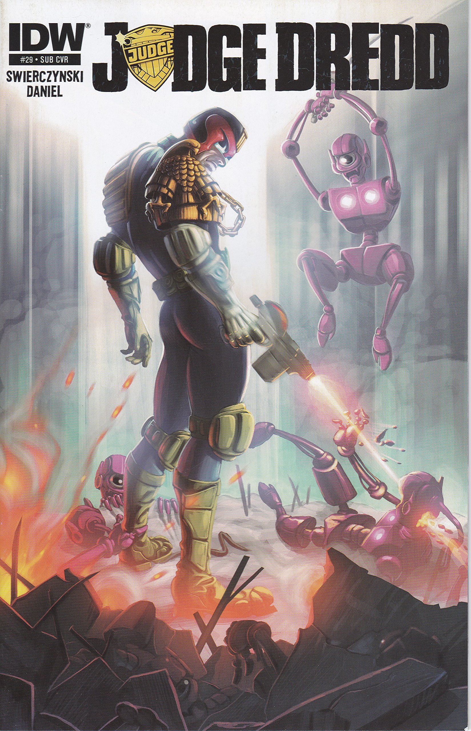 Judge Dredd No. 29 Subscription Variant Cover by Duane Swierczynski ...