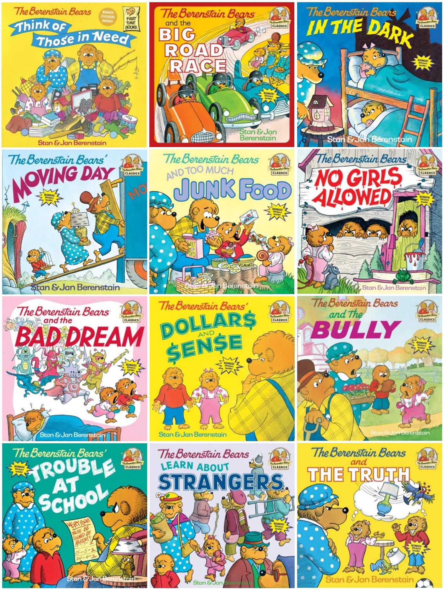 The Berenstain Bears Collection (12): The Berenstain Bears and Too Much ...