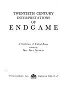 Endgame (20th Century Interpretations) by Bell Gale Editor Chevigny ...