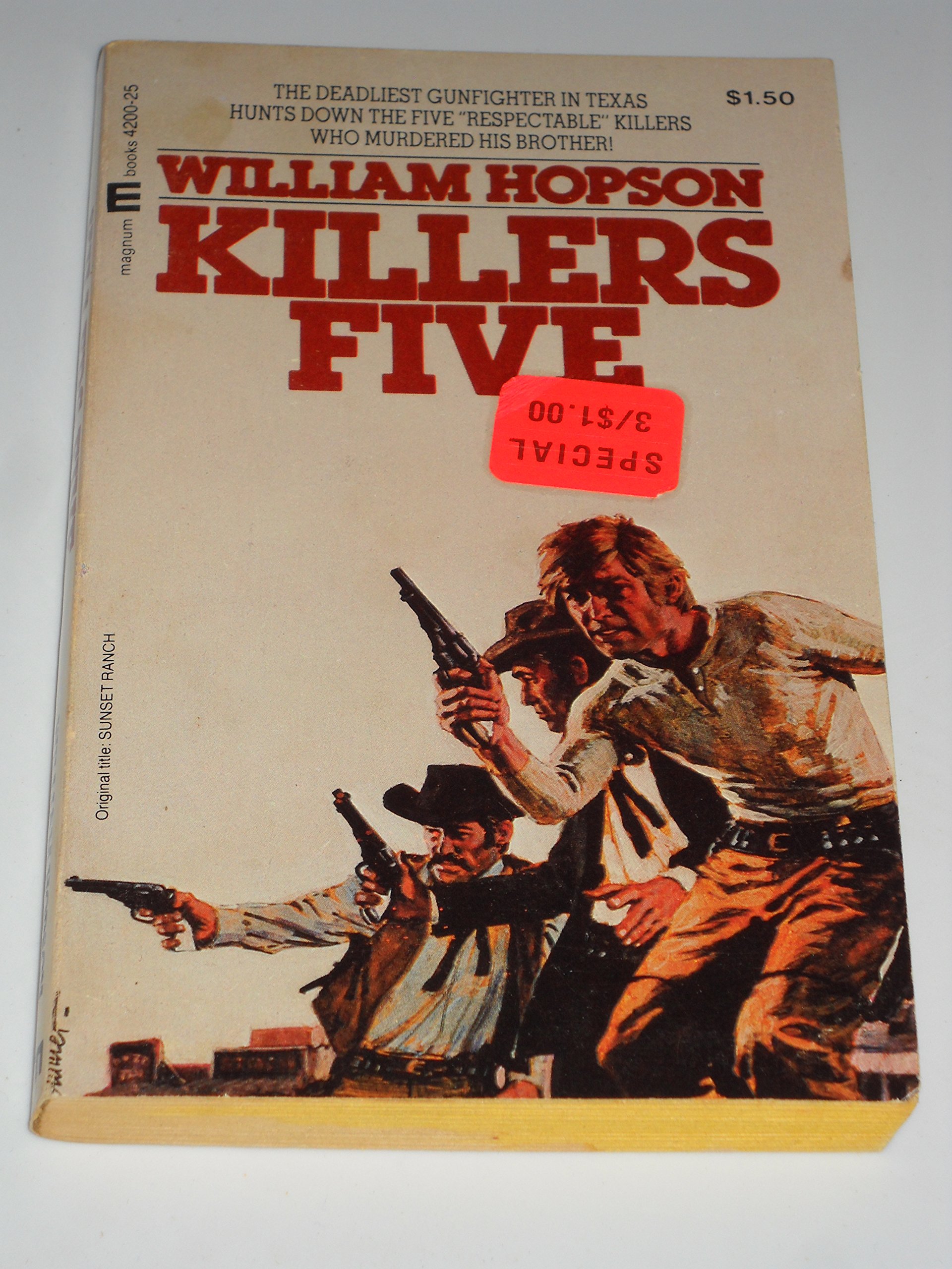 Killers Five by William Hopson | Goodreads