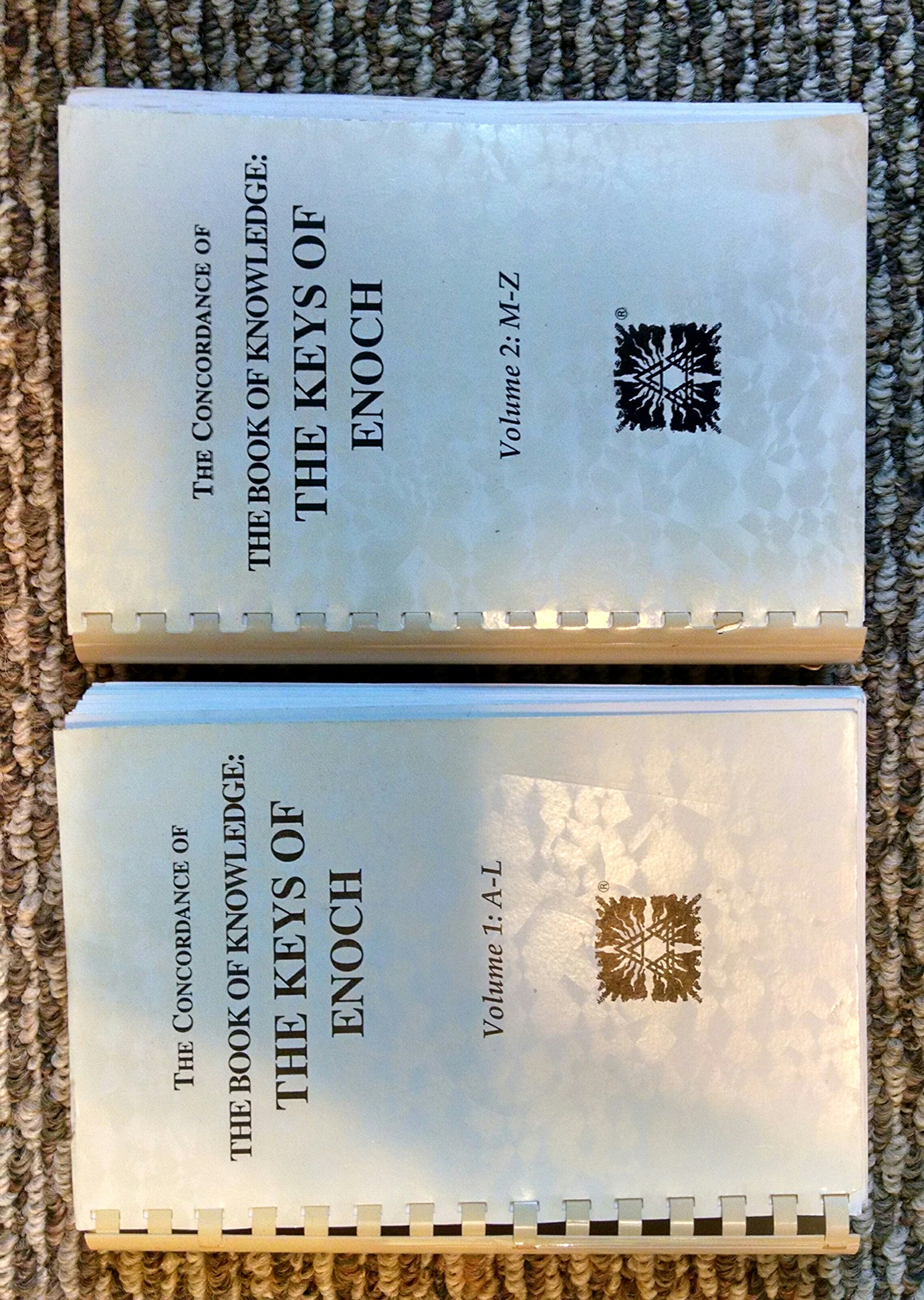THE CONCORDANCE OF THE BOOK OF KNOWLEDGE: THE KEYS OF ENOCH, 2 Volumes ...