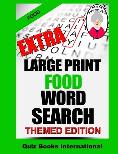 Extra Large Print Food Word Search by Mike Edwards by Quiz Books ...