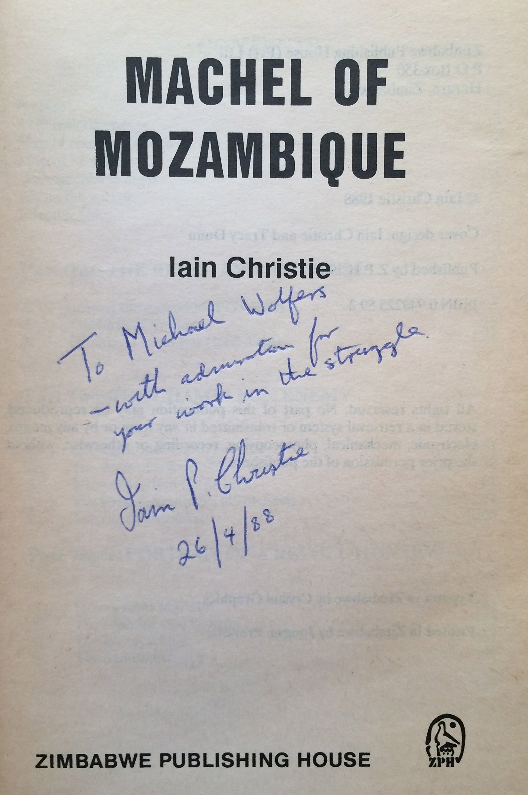 Machel of Mozambique by Iain Christie | Goodreads