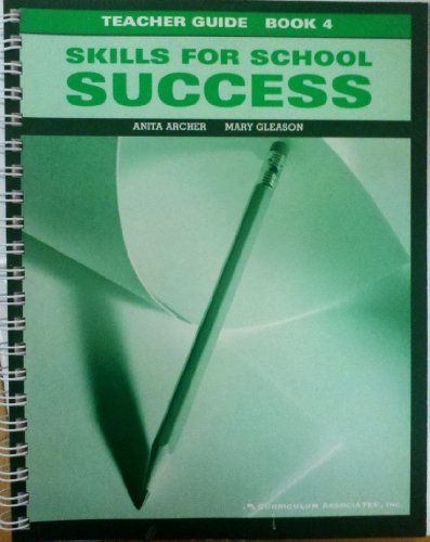 Skills for School Success: Teacher Guide Book 4 by Anita Archer by ...