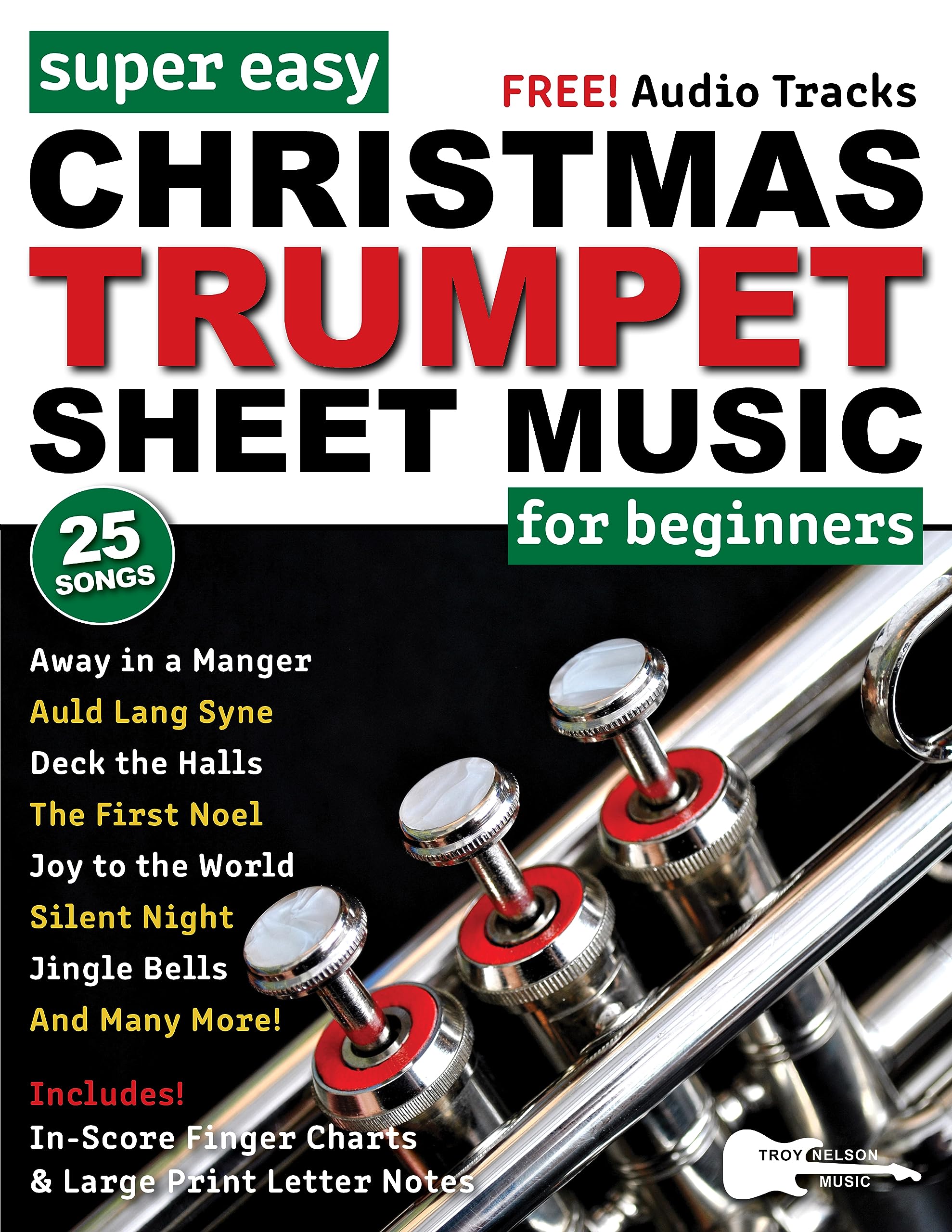 Super Easy Christmas Trumpet Sheet Music for Beginners: 25 Popular ...