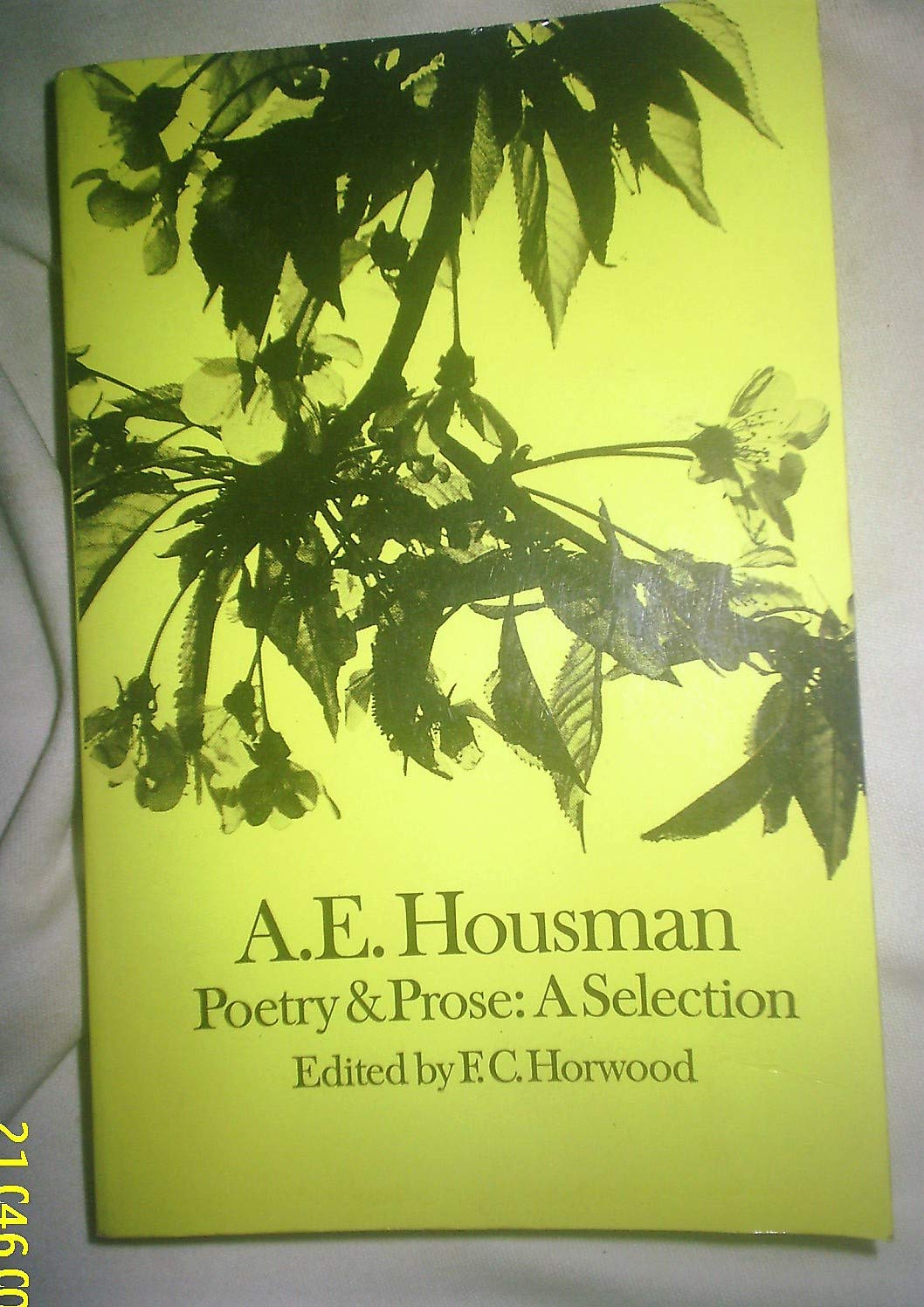 Poetry and Prose by A.E. Housman | Goodreads