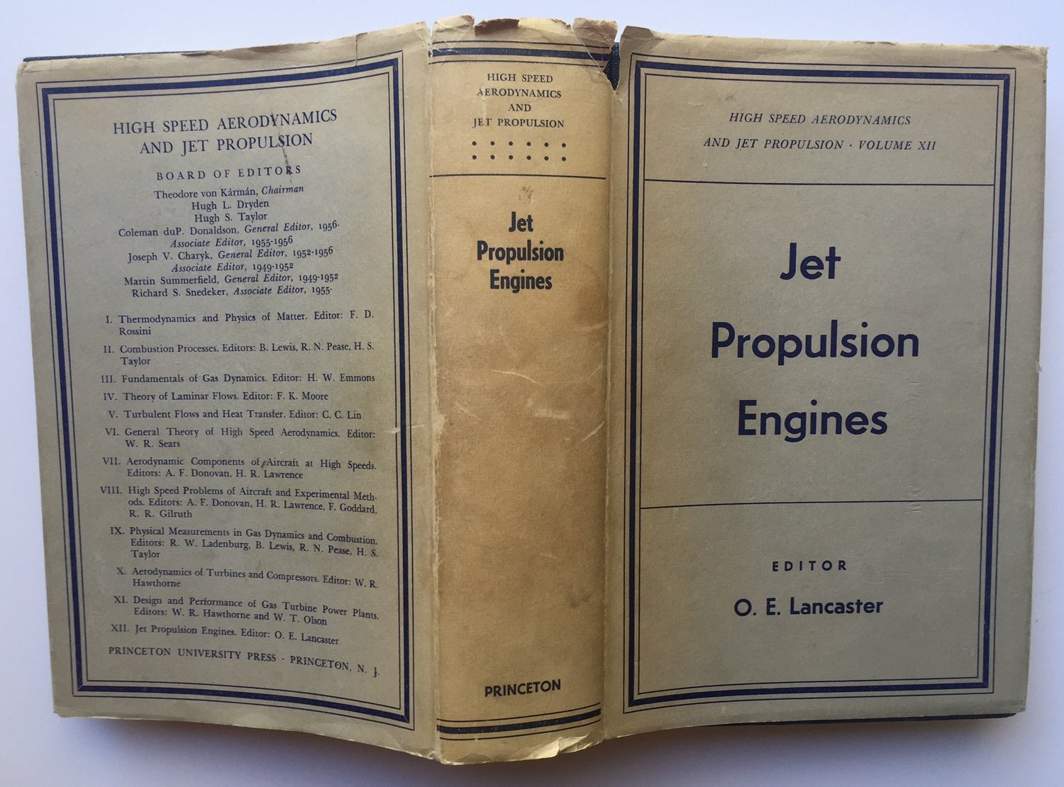 Jet Propulsion Engines (Princeton Legacy Library) by Otis E Lancaster ...