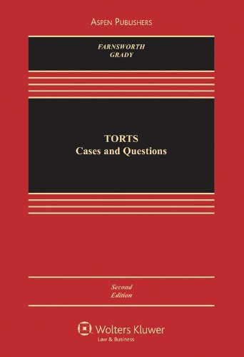 Torts: Cases and Questions by Ward Farnsworth by Unknown Author | Goodreads