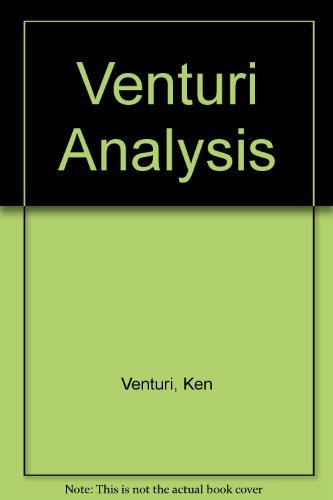 Venturi Analysis: Learning Better Golf from the Champions by Ken Venturi by Ken Venturi | Goodreads