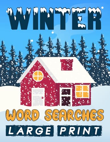 Winter Large Print Word Searches: Simple Winter Themed Word Find Puzzle ...