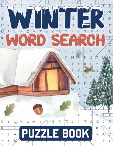 Winter Word Search Puzzle Book: Winter Themed 1200 Word Search Puzzle ...