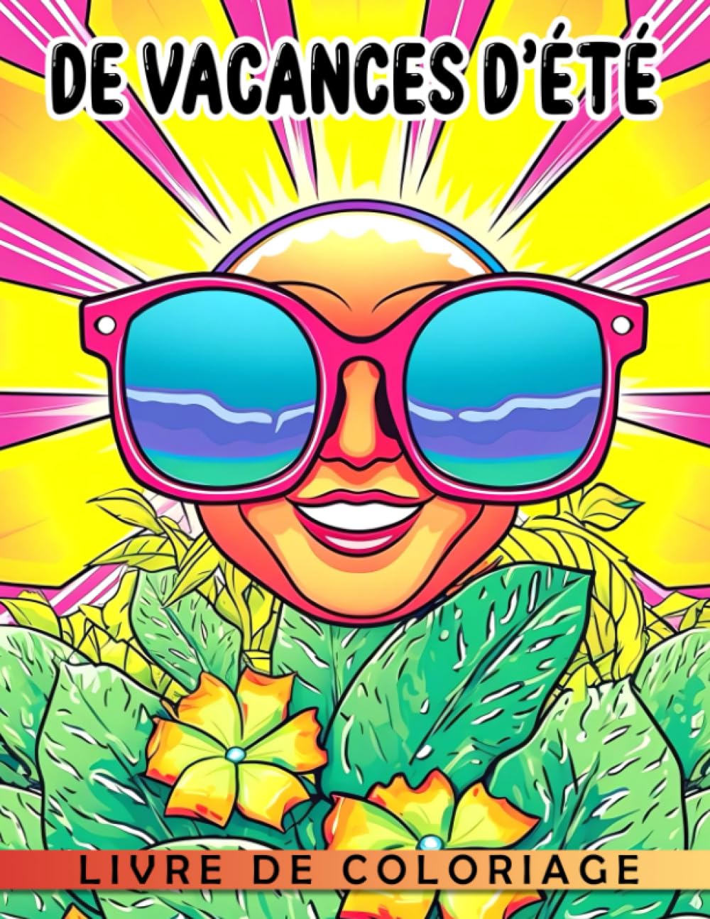Livre de coloriage de vacances d'été: Un livre de coloriage simple et ...