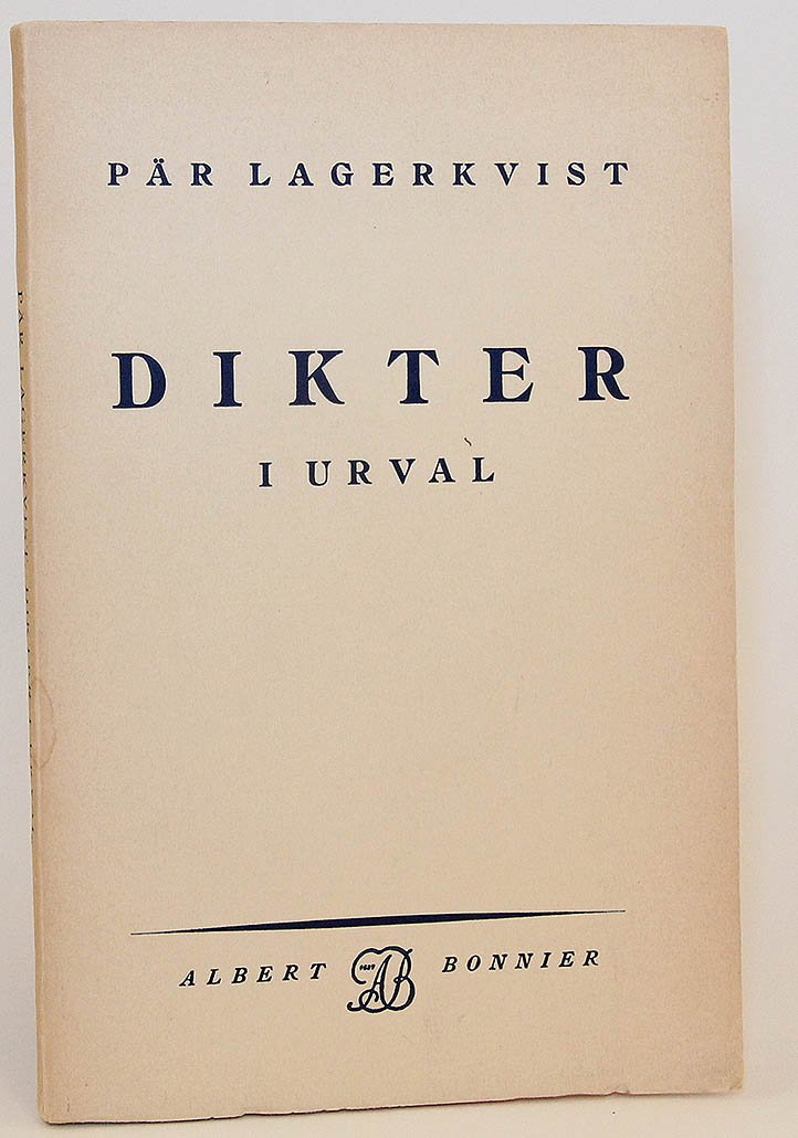 Dikter i Urval [Selected Poems] by Pär Fabian Lagerkvist | Goodreads