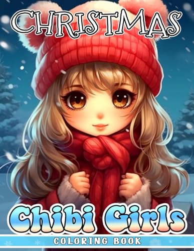 Chibi Christmas Coloring Pages