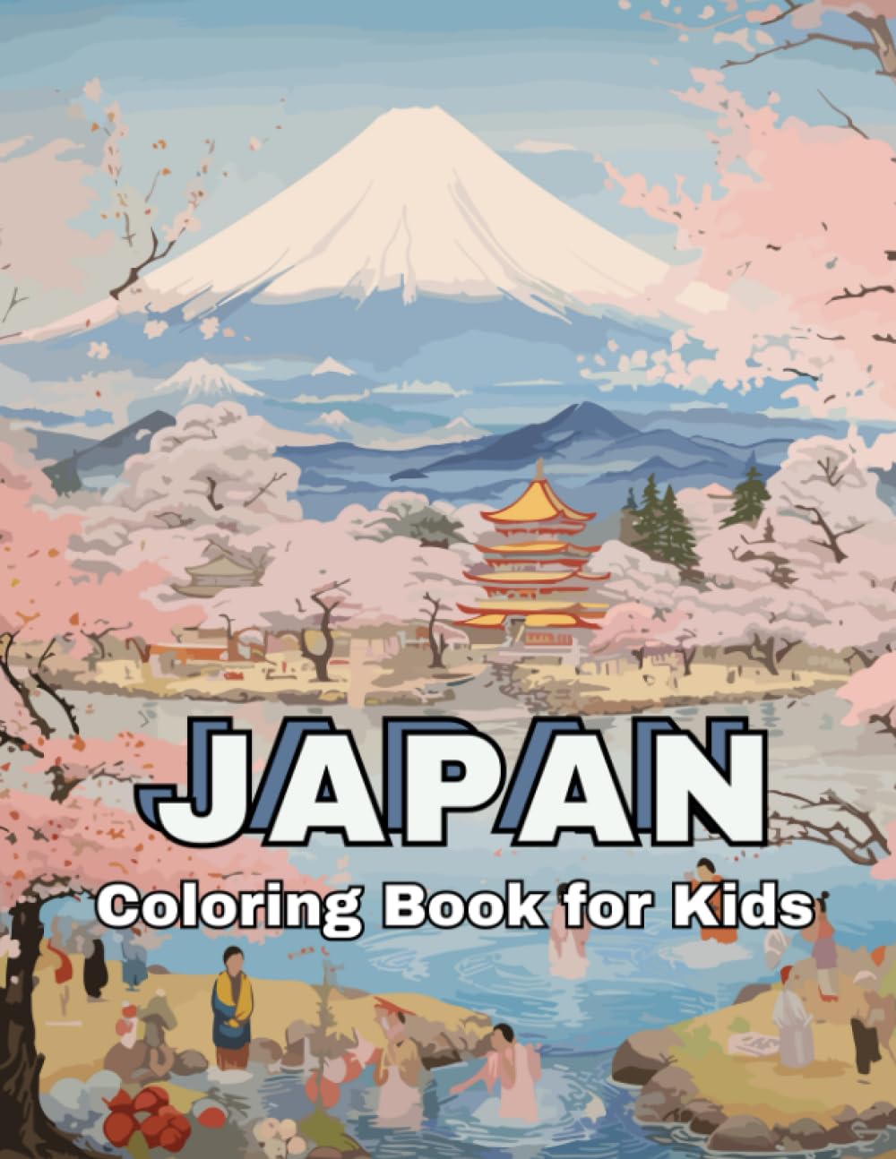 Japan Coloring Book for Kids: Discover Japan Through Art: Explore ...