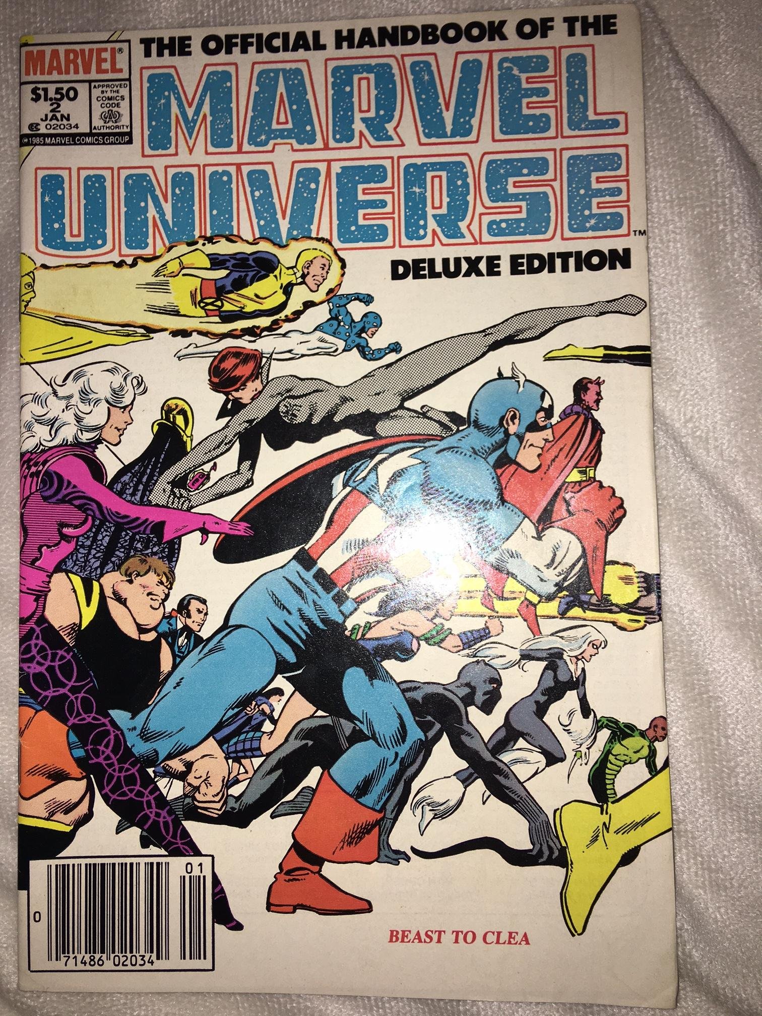 The Official Handbook of Marvel Universe, Jan 1985, Issue 2 by Mark ...