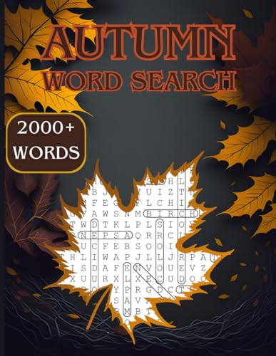 Autumn Word Search Puzzle Book: Cozy Up to Autumn with 100 Seaonsal ...