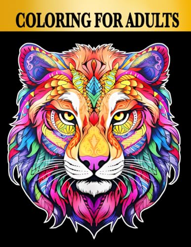 Coloring for Adults : Mindful Patterns, Easy Stress Relieving Designs ...