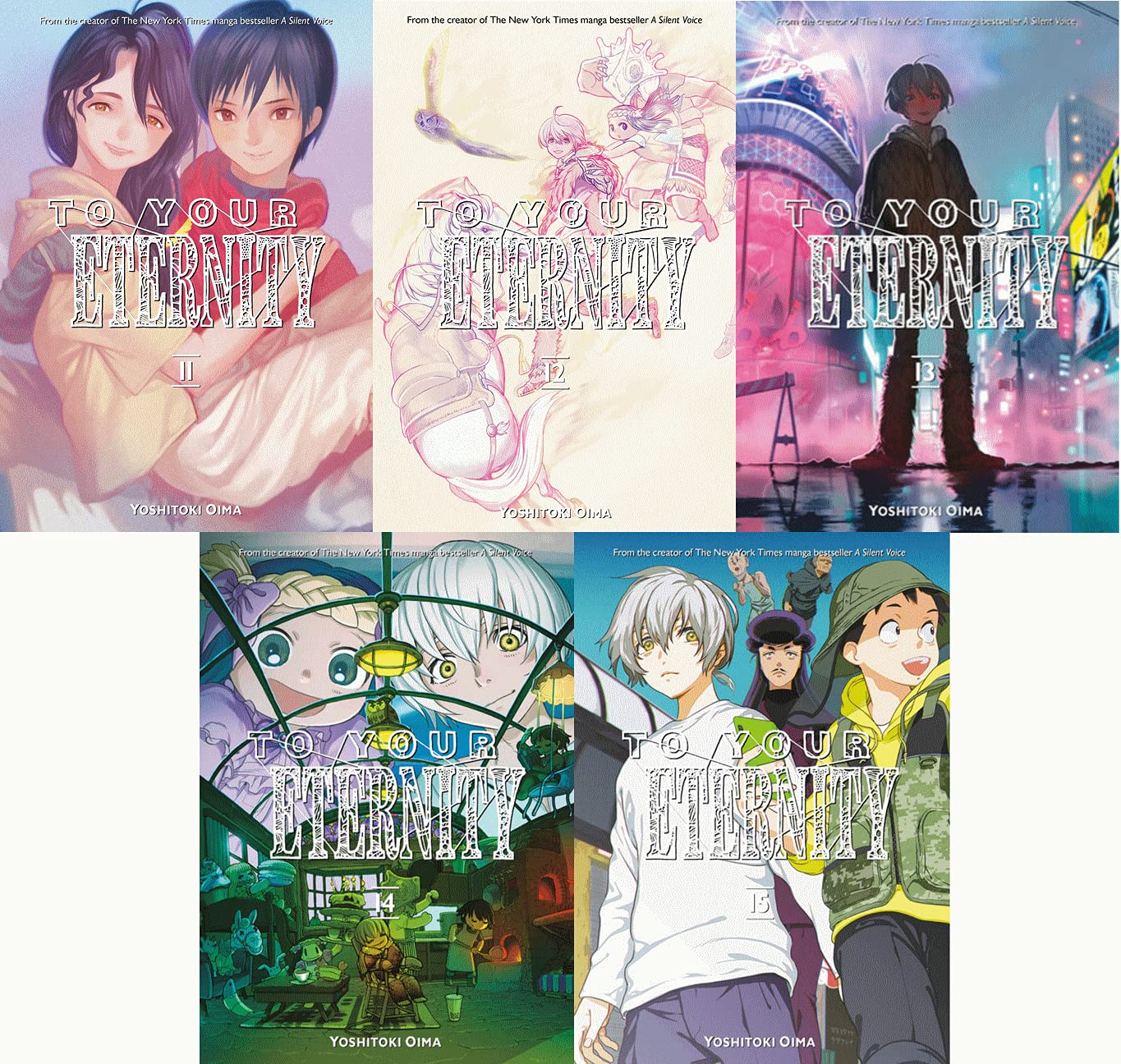 To Your Eternity Series by Yoshitoki Oima : 5 book Collection set Vol ...