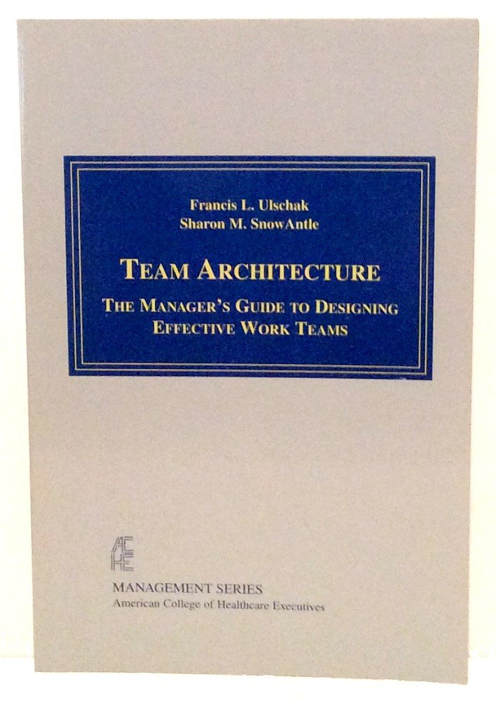 Team Architecture: The Manager's Guide to Designing Effective Work ...