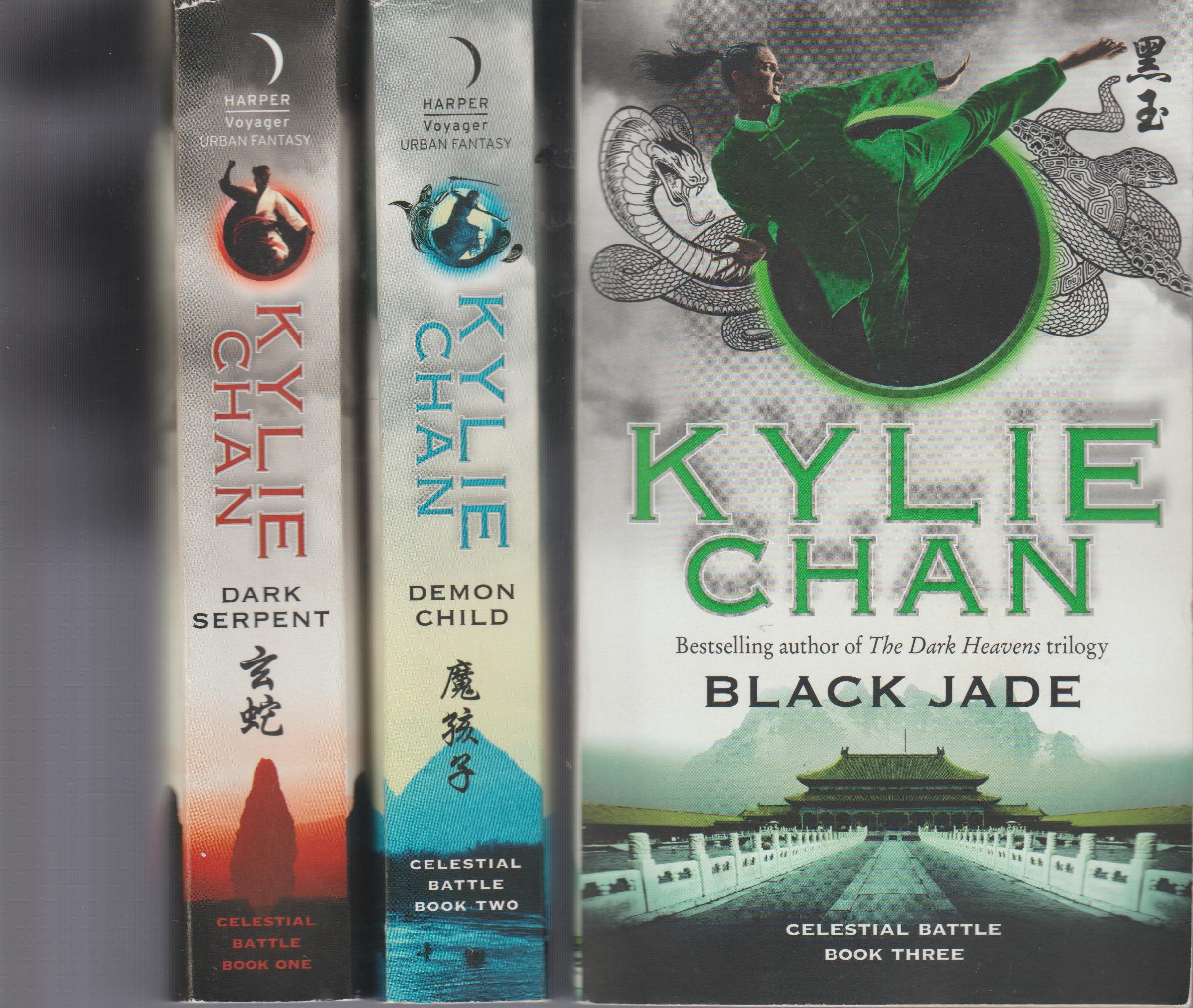 Kylie Chan - Set of 3 Books - "Black Jade/Dark Serpent/Demon Child". by ...