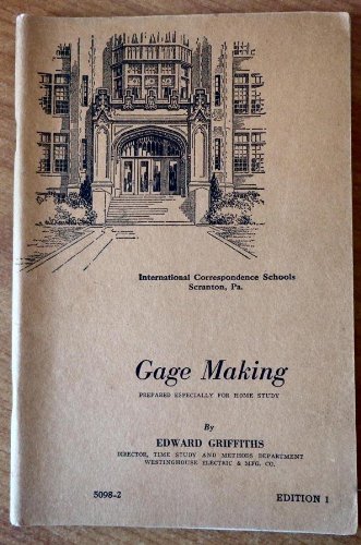 Gage Making by Edward Griffiths | Goodreads