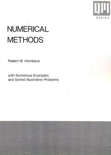 Numerical Methods: With Numerous Examples and Solved Illustrative ...