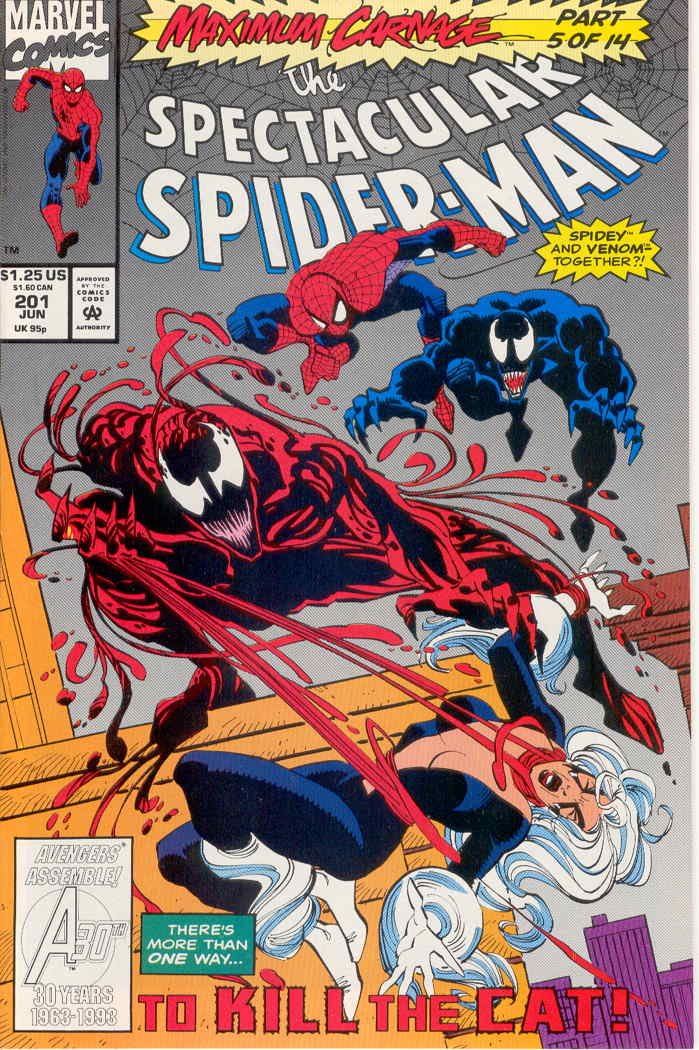 The Spectacular Spider-Man #201 : Over the Line by J.M. DeMatteis ...