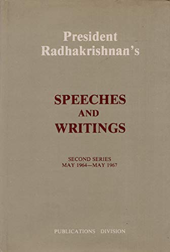 President Radhakrishnan's Speeches and Writings by Sarvepalli ...