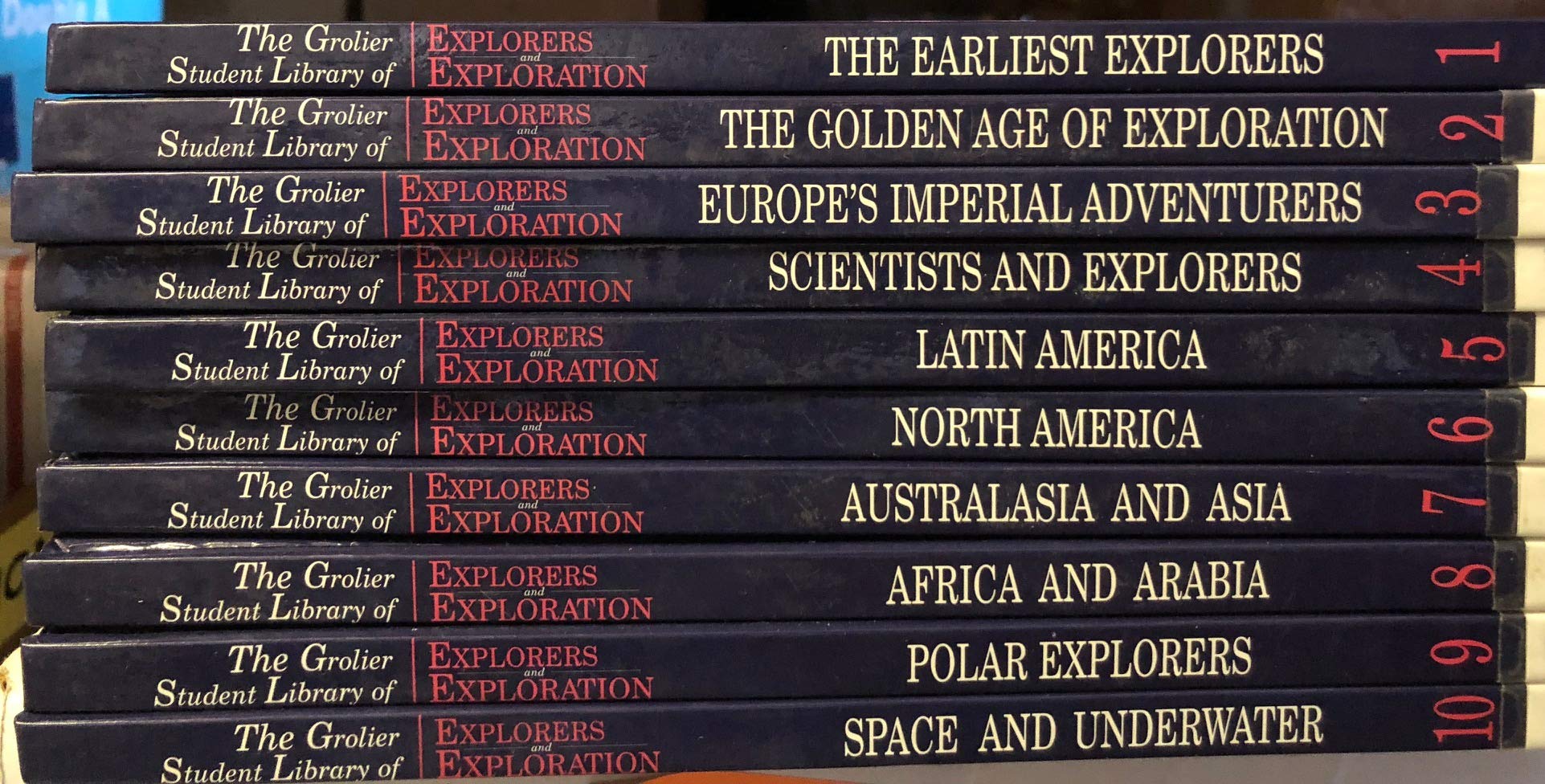 Grolier Student Library of Explorers and Exploration by Grolier ...